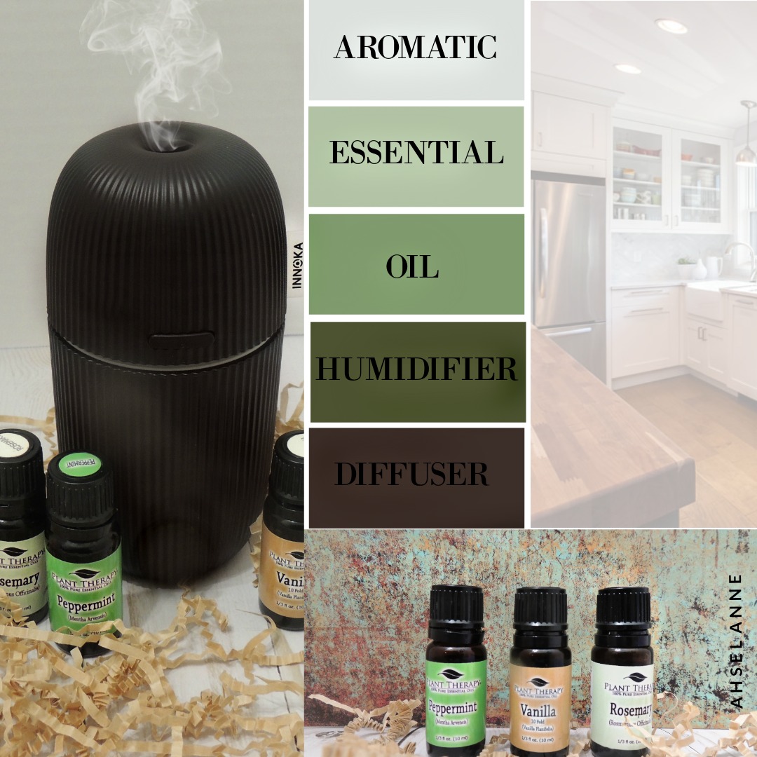 Innoka Ultra Sonic Aroma Fragrance Essential Oil Diffuser % - Ahsel Anne