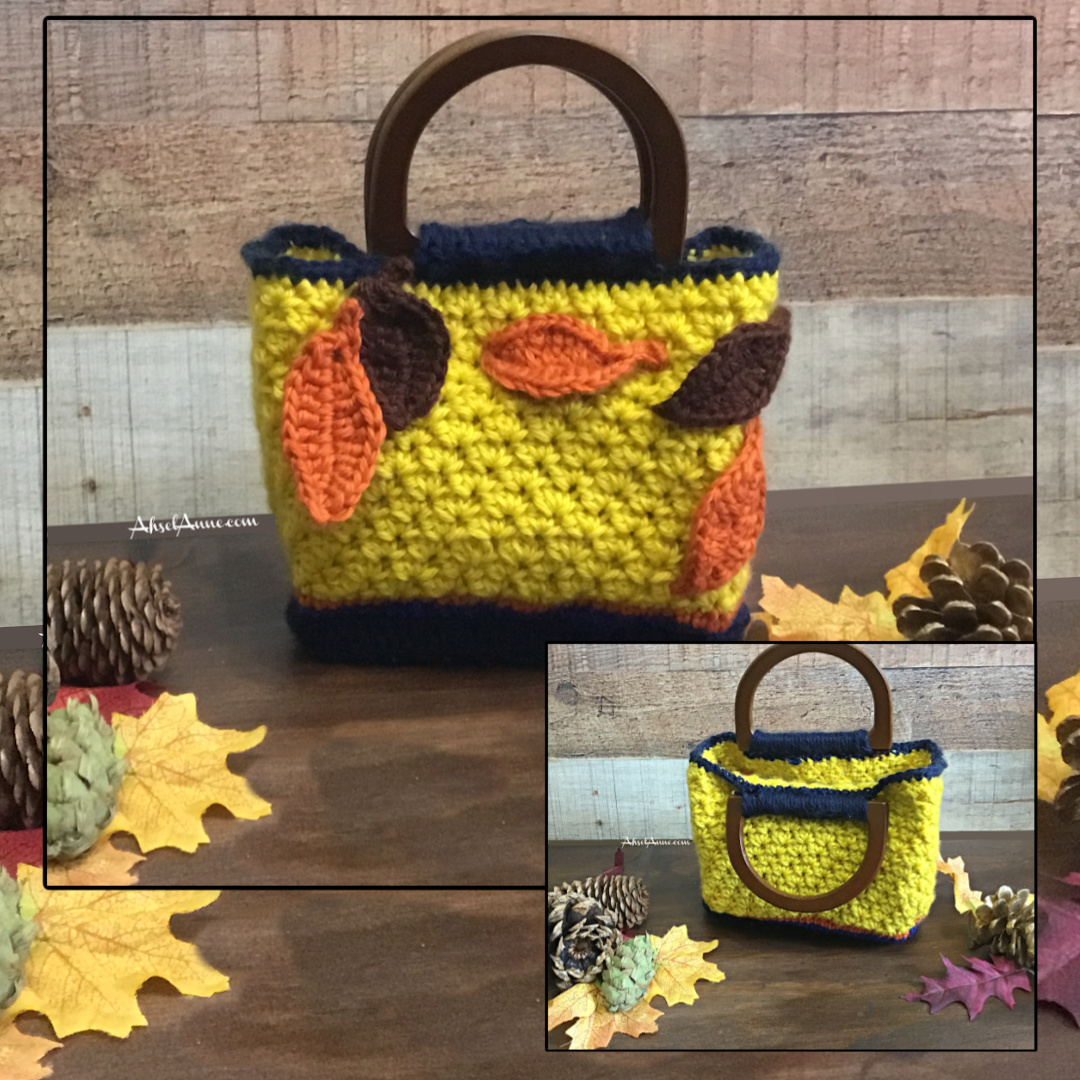 CATCH THE FALL PURSE - CROCHET PURSE- Ahsel Anne