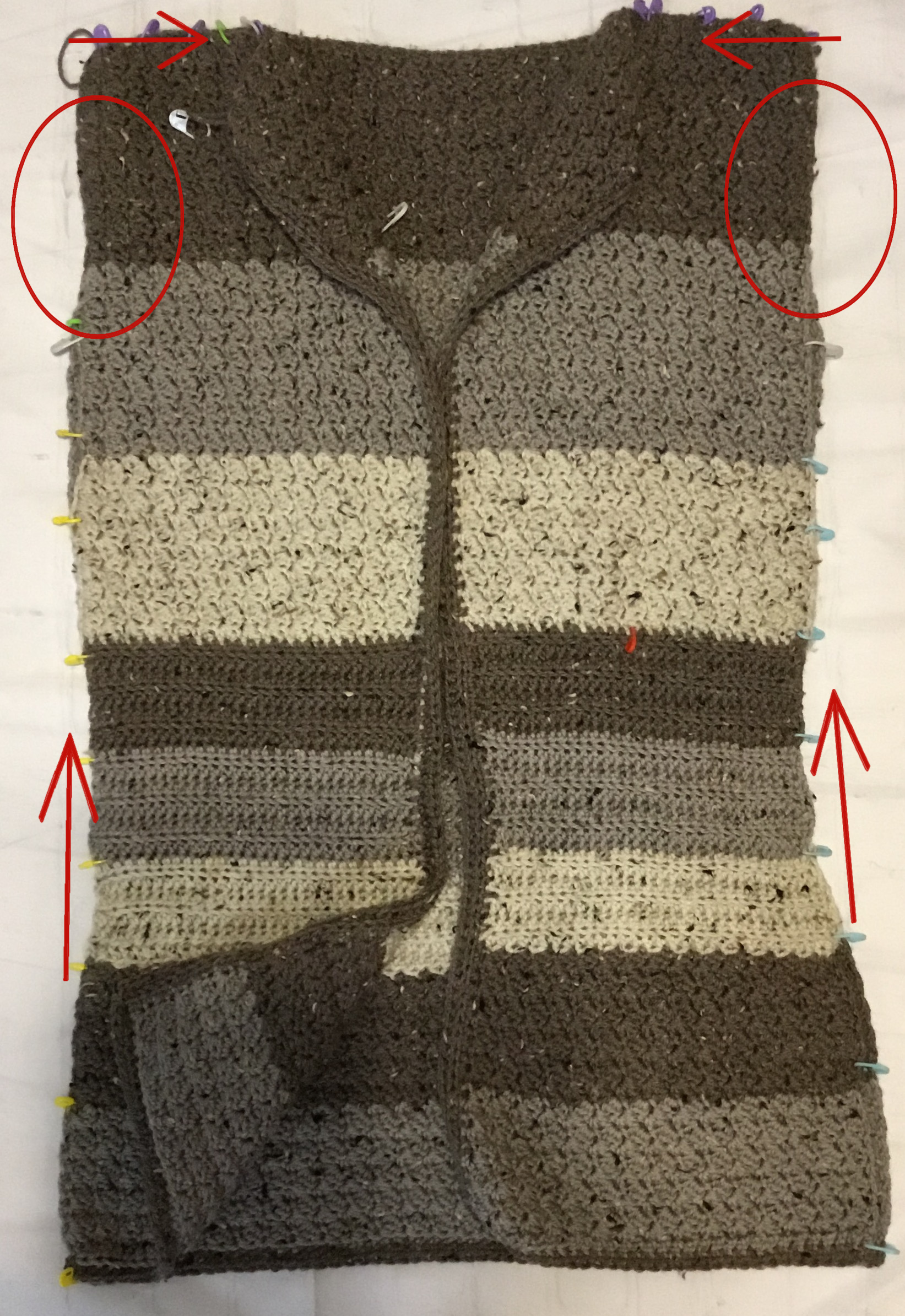 Sleeveless Crochet Cardigan - Ahsel Anne