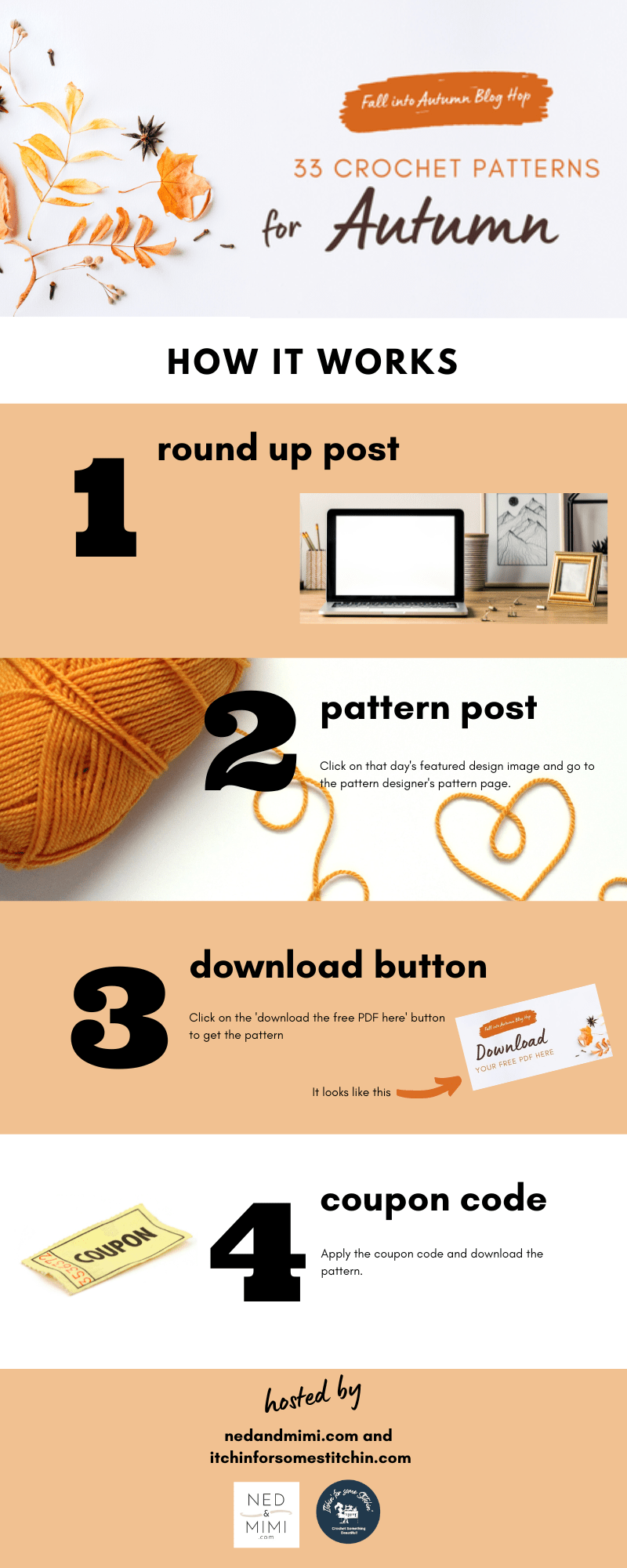 Fall Into Autumn 2022 Blog Hop - Free Patterns - Ahsel Anne